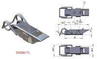 China DK086-T1 Self Locking Concealed Stainless Steel Draw Catch Toggle Latch For Machine for sale