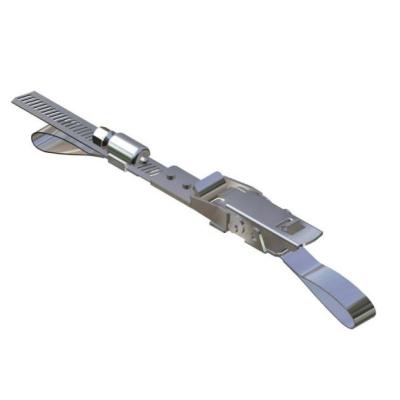 China 88g Galvanized Stainless Steel Toggle Latches Polishing Drum Locking Ring Clamp for sale