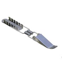 China ISO9001 Zinc Plated Spring Loaded Toggle Latches Anti Vibrating For Industrial Dust Collector for sale