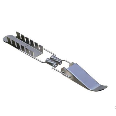 China ISO9001 Zinc Plated Spring Loaded Toggle Latches Anti Vibrating For Industrial Dust Collector for sale