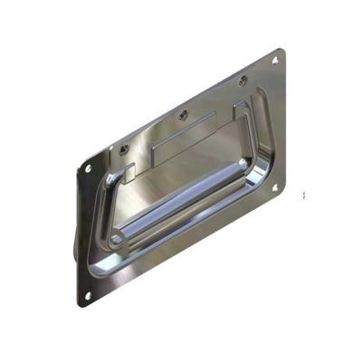 China Antioxidant Flight Case Handles Recessed Folding Handle 130*79mm*11.5mm for sale