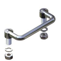 China L100 SS304 Folding Pull Stainless Steel Handle 90 Degree for sale