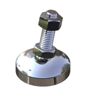 China M12 Stainless Steel Adjustable Leveling Feet With Rubber Pad SGS ISO9001 for sale