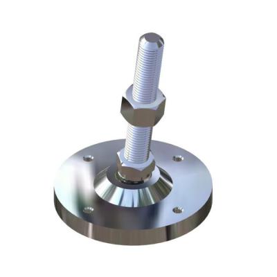 China M16 Machine Adjustable Leveling Feet  Heavy Duty Leg Leveler 10*2cm Pad Anti Erosion for sale