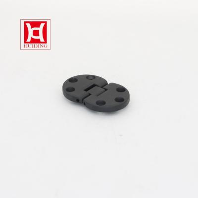 China 180 Degree Concealed Zinc Alloy Black Folding Door Flap Hinge For Cabinet for sale