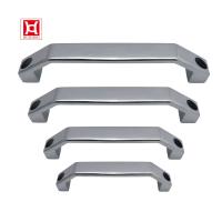 China Outside Mount Industrial Cast Stainless Steel Cabinet Door Handle Hole Distance 100Mm for sale