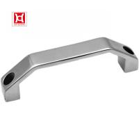 China Outside Mount Industrial Cast Stainless Steel Cabinet Door Handle Hole Distance 100Mm for sale