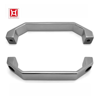 China Outside Mount Industrial Cast Stainless Steel Cabinet Door Handle Hole Distance 100Mm for sale