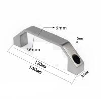 China Unthreaded Through Holes 304 Stainless Steel Polished Cast Industrial Pull Handle L30202 for sale