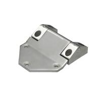 China 114*100*6MM Heavy Duty Stainless Steel Door Hinges For Industrial Machinery H201 for sale
