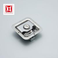 China Custom Stainless Steel Truck Tool Box Latch Paddle Flush Mount Latch With Lock And Key for sale
