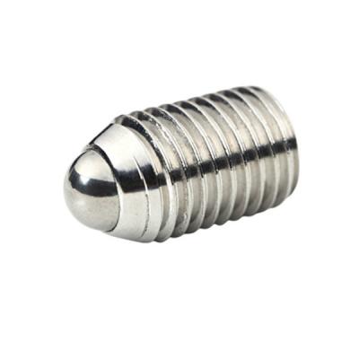 China M4 Ball Nose Retractable Spring Plunger With Ball Stainless Steel for sale