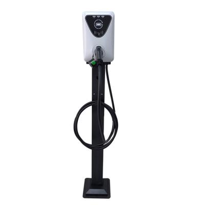 China IP 65 Rated Screen Wifi App Control Portable EV Charger for Type 2 Charging Stations for sale