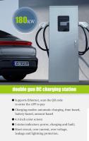 China 180KW Double Connector DC Charging Station for Fast Charging of Electric Vehicles for sale