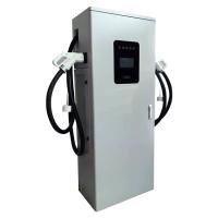 China DC EV Electric Charger 160KW Double Connectors DC Charging Station for sale