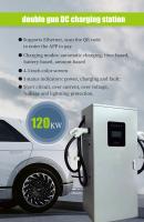 China Car Charger 120KW Double Connector DC Charging Station for Fast Electric Car Charging for sale