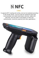 China Long Range Portable RFID Scanner Android UHF Handheld PDA with 4G wifi Wireless Inventory uhf rfid reader handheld pda for sale
