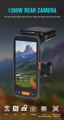 China Android PDAs Rugged Handheld Computer UHF Rfid 2D Barcode Scanner Portable Data Terminal for sale