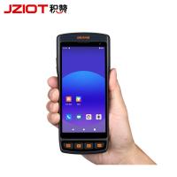 China Industrial Android 11 Rugged Barcode Scanner PDA 5.5 Inch Waterproof NFC 4G PDAs 5.5 Inch IP66 Waterproof Receipt Printer Stock for sale