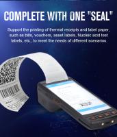 China Android Pda 1D 2D Scanner Octa-core 2.0GHz Handheld Terminal Industrial Pda With Built-in Thermal Printer for sale