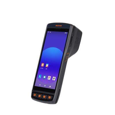 China Handheld Pos Terminal With Printer 58mm Thermal Receipt / Sticker Printing Android 11 Pos Pda With 1d 2d Barcode Scanner for sale