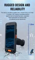 China Android 11 Mobile Data Collector Terminal IP67 Rugged Industrial Handheld PDA With 1D 2D Barcode Scanner for sale