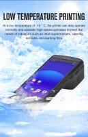 China Fashion 5.5 INCH Handheld PDA Barcode Scanner Printer All in ONE Portable Android 11 3+32G NFC POS Terminal With SIM Card Slot for sale