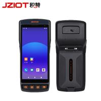China Industrial Android 11 5.5 Inch Rugged Mobile PDA Handheld Thermal Label Printer 1D 2D Barcode Scanner 4G WiFi 16GB ROM Stock for sale