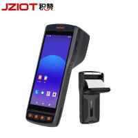 China Industrial Android 11 5.5 Inch Rugged Mobile PDA Handheld Thermal Label Printer 1D 2D Barcode Scanner 4G WiFi 16GB ROM Stock for sale