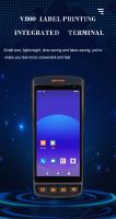 China Must-have Mobile Printer Industrial PDA Android 11 Data Collector With Barcode Scanner Label Printer for Supermarket for sale