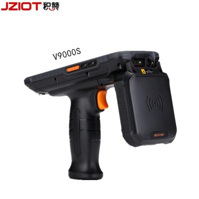 China 5.5 Inch Android Rugged PDA GMS/4G Lte Long Range Handheld R2000 Uhf Portable Uhf Rfid Reader for sale