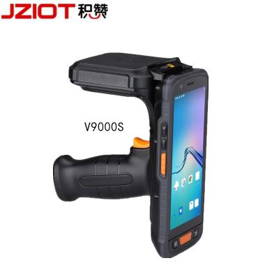 China Android 11 Rugged Pda Industrial Long Distance Uhf Rfid Reader and 2D Barcode Scanner for Warehouse Inventory for sale