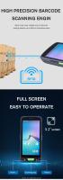China V9100 LF134.2K 125K RFID UHF 2D Scanner Android 9.0 Android Handheld Barcode Scanner PDA Price for sale