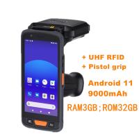 China Industrial PDA Android 11 1D/2D Barcode Scanner RFID UHF Qr Handheld Pda Satellite Phone-Rugged Android 11 Data Collector Stock for sale