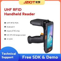 China Industrial PDA Android 11 1D/2D Barcode Scanner RFID UHF Qr Handheld Pda Satellite Phone-Rugged Android 11 Data Collector Stock for sale