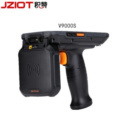 China Card Cloner Copier Portable 1d 2d Hf Uhf Handy 2 to 4 Barcode Scanner Writer 1 Meter Range UHF Rfid Handheld Reader for sale