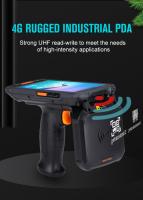 China Industrial Handheld Terminal for Android 11 Rugged PDA with 2D Barcode Scanner and Impinj E710 UHF RFID Reader in Stock for sale