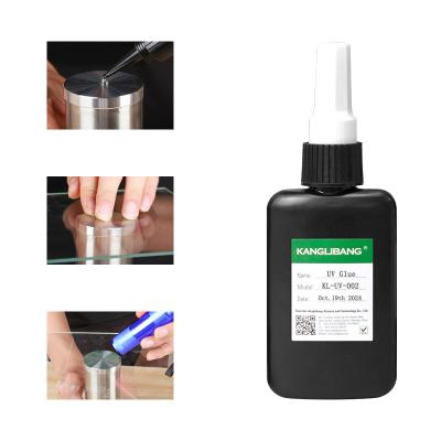 China Moisture Curable Activated UV Adhesive Glue Transparent Amber Liquid for sale
