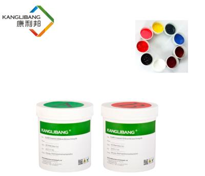 China Silicone Screen Printing Ink for Silicone Rubber Good Adhesion Ink for Silicone Wristband Custom Colors for sale