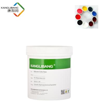 China Kanglibang High Efficiency Liquid Silicone Rubber Color Pigment Non-toxic Food Grade for sale