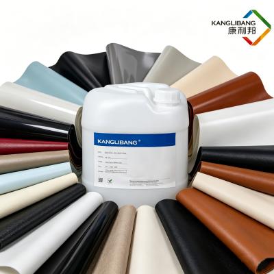 China Water Based Laminating Adhesive Heat Seal PU Adhesive Heat Press Glue Laminating for Leather Bonding for sale