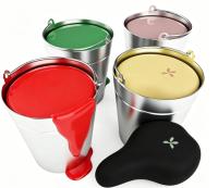 China All Pantone Colors Silicone Screen Ink, Heat Curing With Hardener & Solvent for Silicone Logo Printing for sale