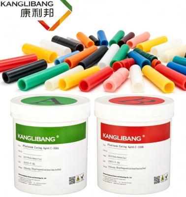 China AB Component Platinum Silicone Curing Agent for Deep Cure Thick Wall Silicone Accessories for sale