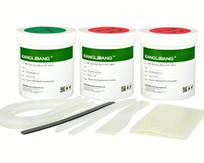 China LFGB Certified Three Parts Silicone Glue Heat Vulcanizing Adhesive for Food Grade Silicone Accessories for sale