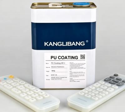 China Silicone Surface PU Protective Coating High Abrasion Resistant PU Ink For Silicone Buttons Watch Bands for sale
