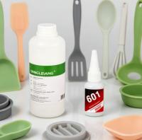 China 601 High Viscosity Super Glue With K770 Primer For Silicone Sealant Pad To Stainless Steel for sale