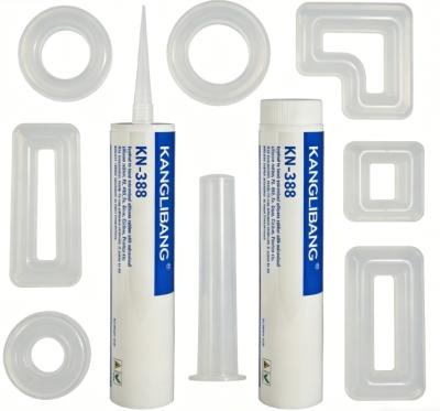 China High Elastic RTV Silicone Glue KN-300N Semi-transparent Slow Dry Silicone To Silicone Adhesive For Silicone Sealing Rings Medical Silicone Products for sale