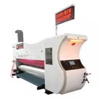 China high Quality  4 colour  corrugated   carton    pizza  box  flexo making  printing slotting   die  cutting    cardboard  machine for sale