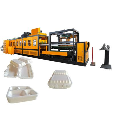 China High Speed Muliti-function ps foam plate bento customize takeaway 4 compartment fast food tableware box with lid making machine for sale