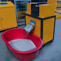 China pp pe film recycle plastic granules pe granulator making machine for sale